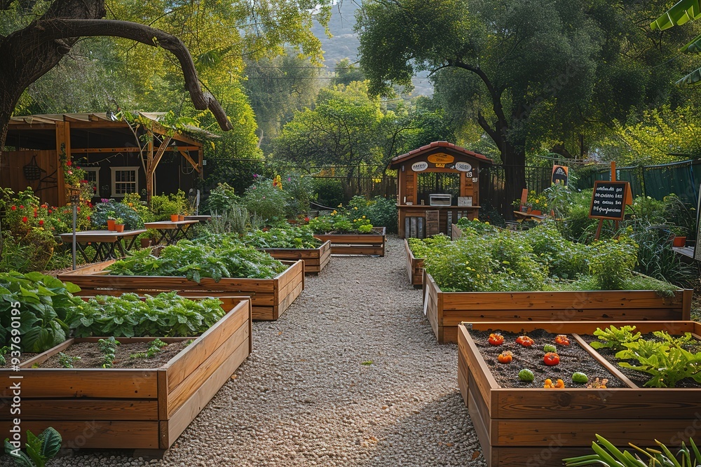 Community Learning Garden: A picture of a community learning garden ...