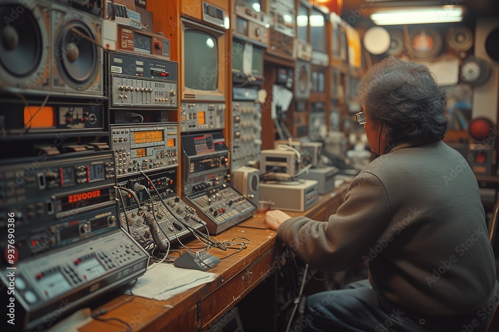 Community Radio: A photograph of a community radio station promoting ...