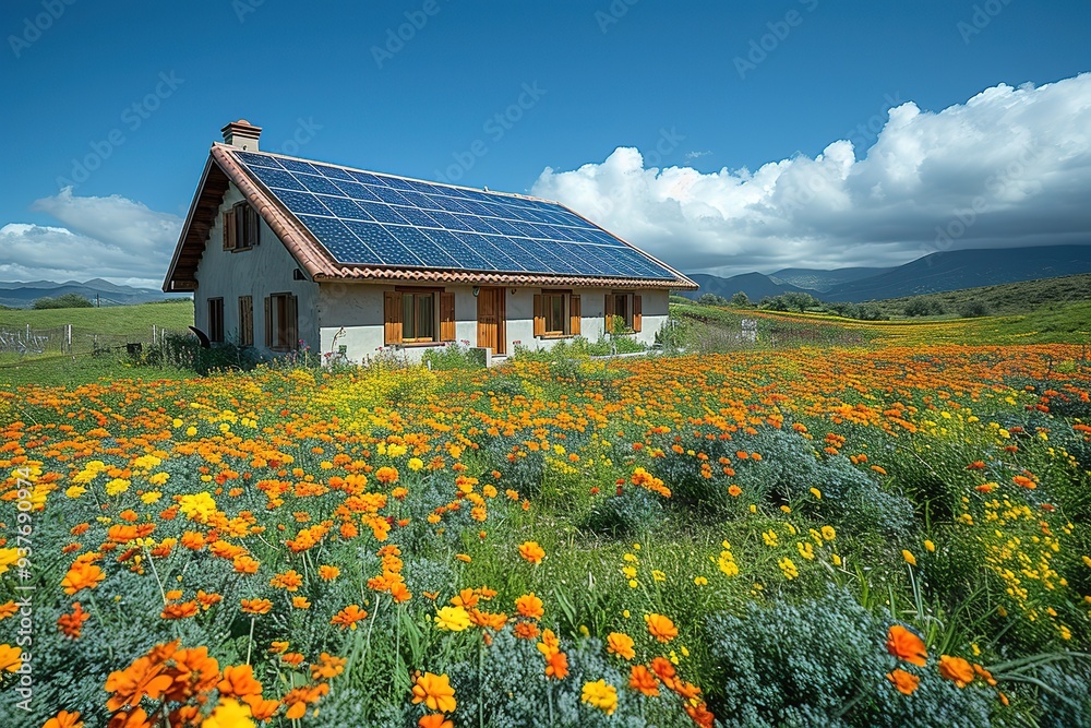 Community Renewable Energy Project: A photograph of a locally-owned ...