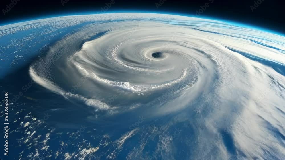 Super typhoon tropical storm cyclone hurricane tornado aerial satellite ...