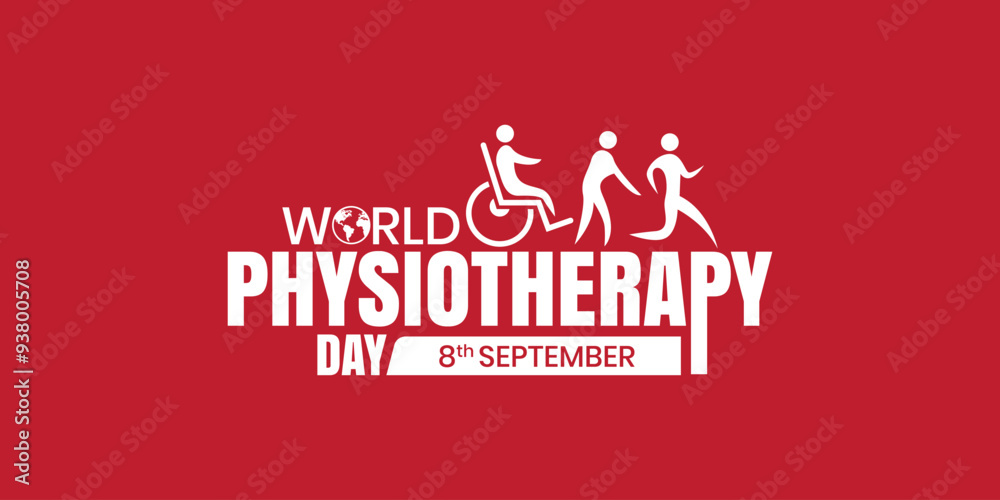 World Physical Therapy Day, September 8th Typography Template Vector ...
