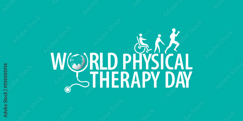 World Physical Therapy Day, September 8th Typography Template Vector ...