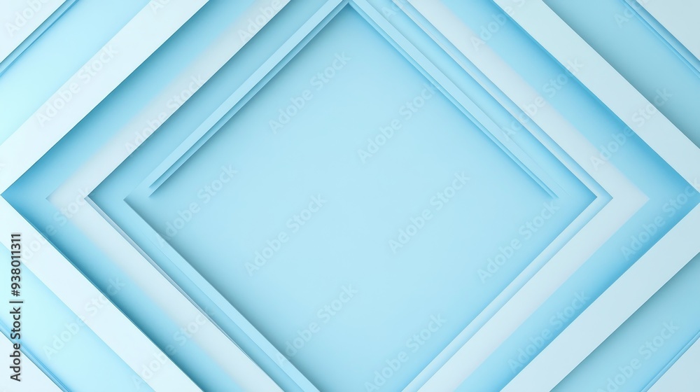 Abstract Blue Geometric Background with Diamond Pattern - A minimalist ...