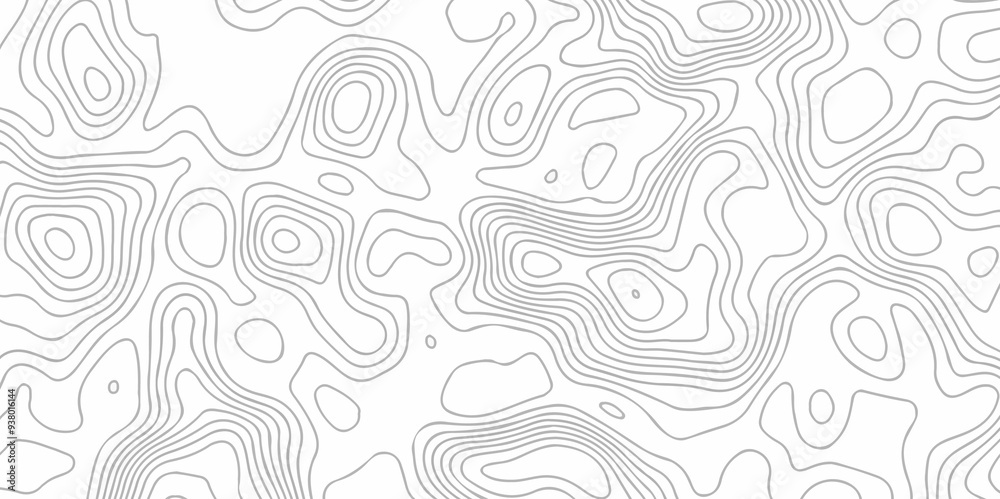 Abstract wave stipe line topography counter map. geometric map area ...