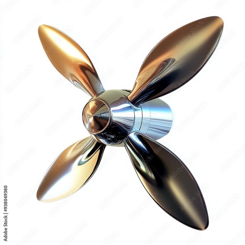 Four blade propeller with multiple speed versions, pen tool cutout ...