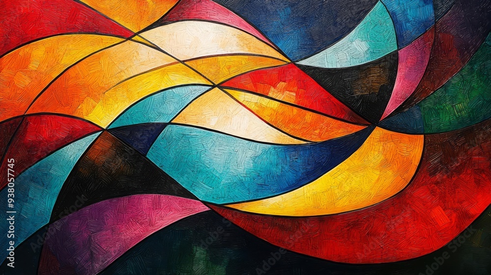 German Unity Day freedom Artistic depiction of East and West Germany ...