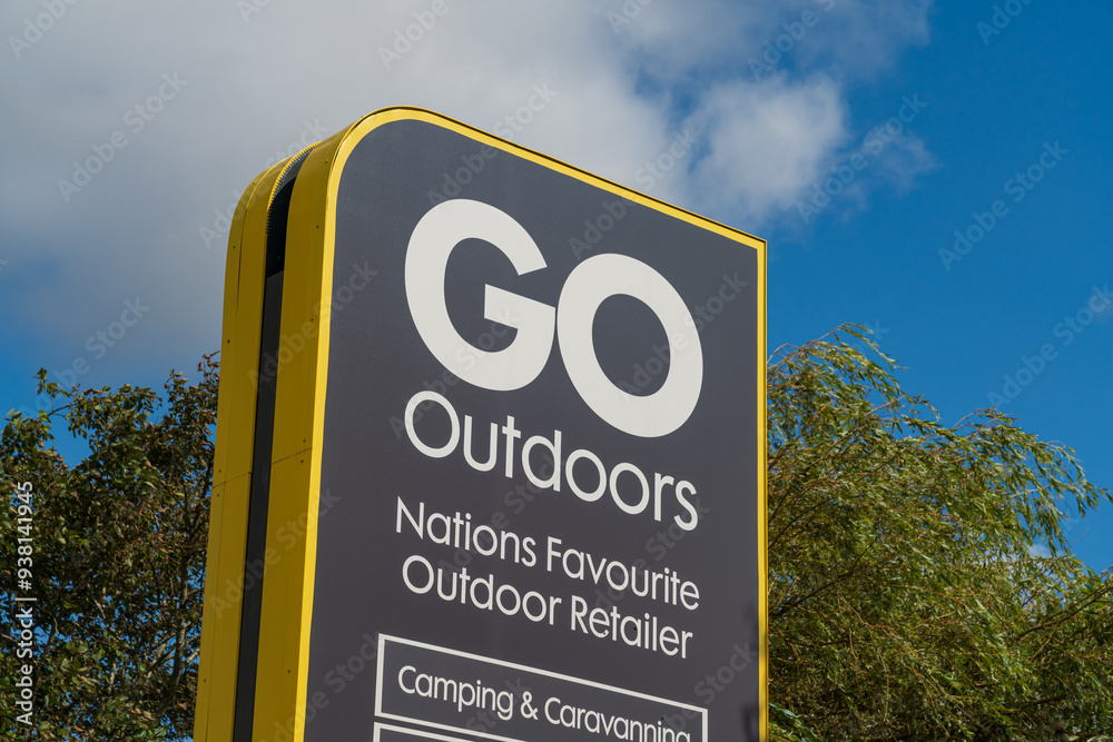 Wolverhampton, UK - August 23rd 2024: External signage of Outdoor ...