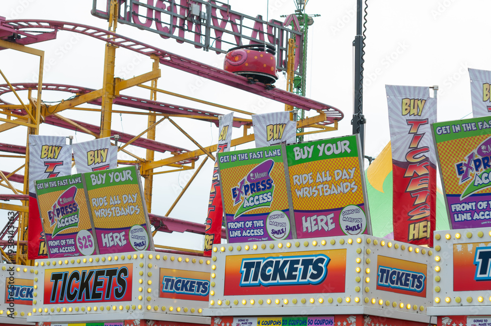 midway ride ticket booths at The Ex (Canadian National Exhibition) - 17 ...