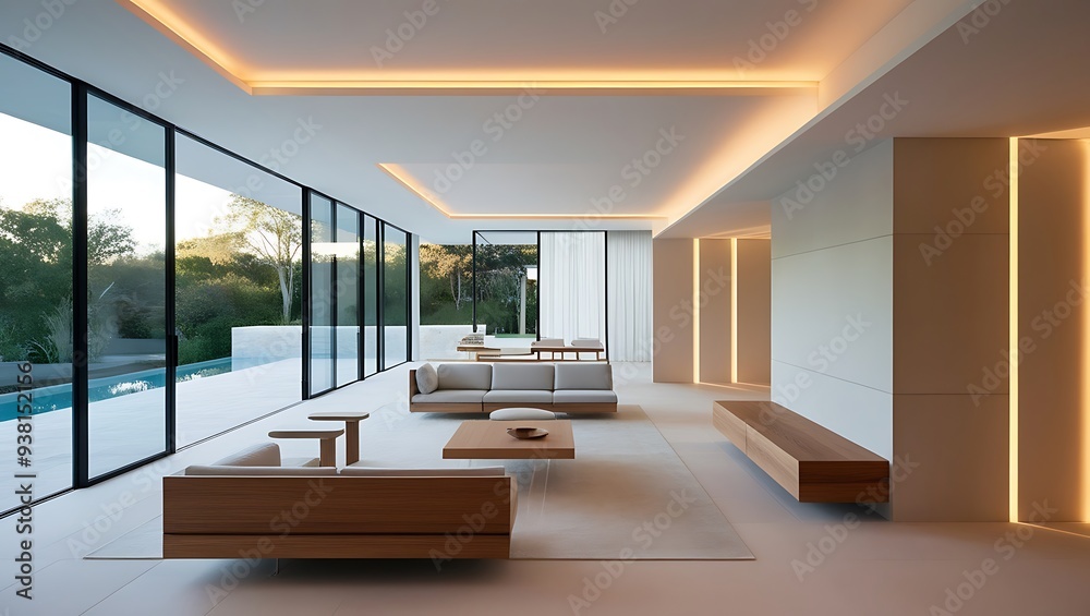 This serene and modern space is a perfect example of how natural light ...