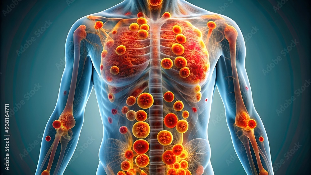 Human Anatomy: Pain and Inflammation - A medical illustration ...
