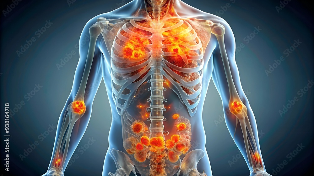 Human Anatomy: Pain and Inflammation - A medical illustration ...