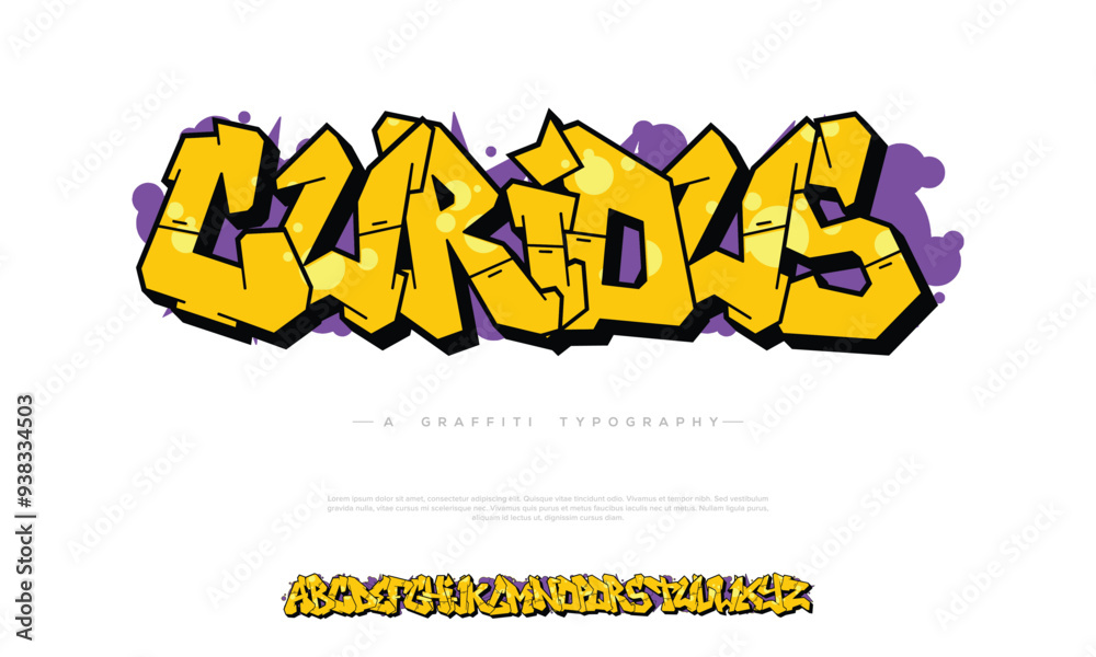 Graffiti fonts add an edgy, urban twist to text, transforming it into a ...