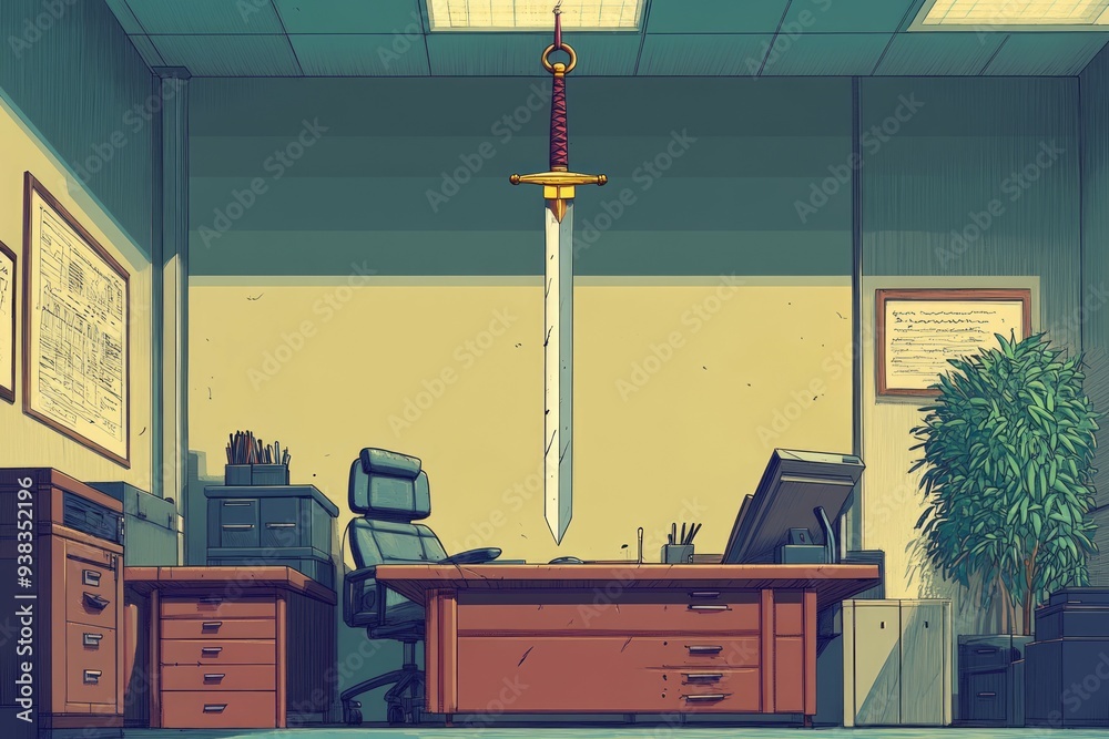 Sword of Damocles Modern Metaphor Greek Mythology Religion Spiritual ...