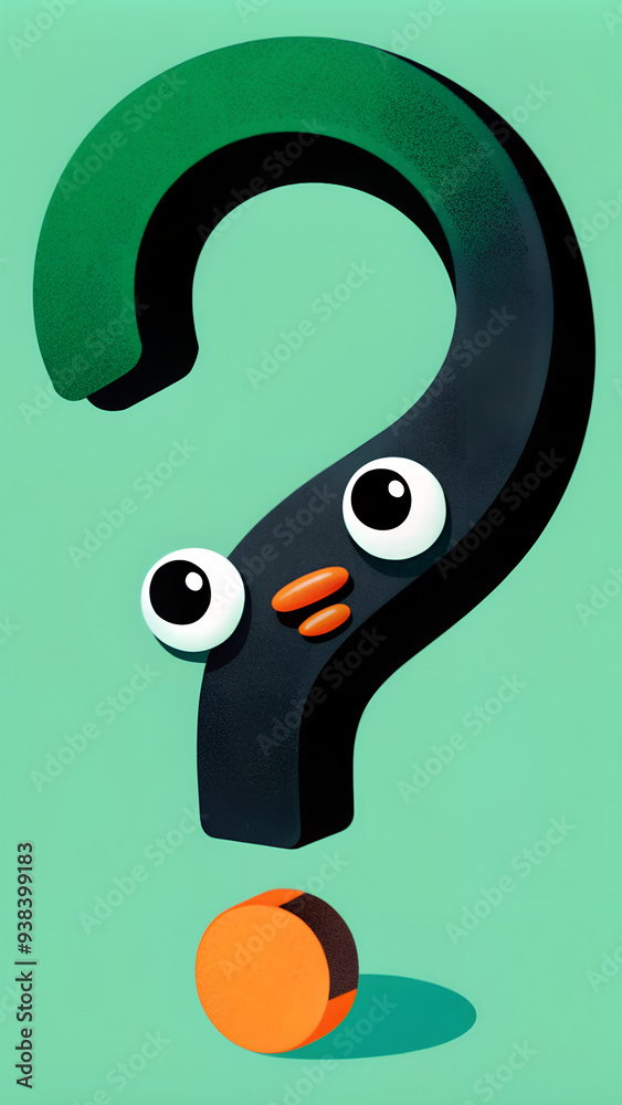 ภาพประกอบสต็อก Animated question marks. Black icon 4K video for web ...