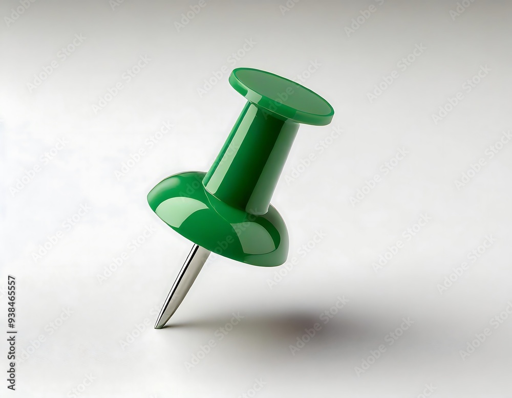 Push Pin Isolated on a Transparent Background, Ideal for Office, School ...