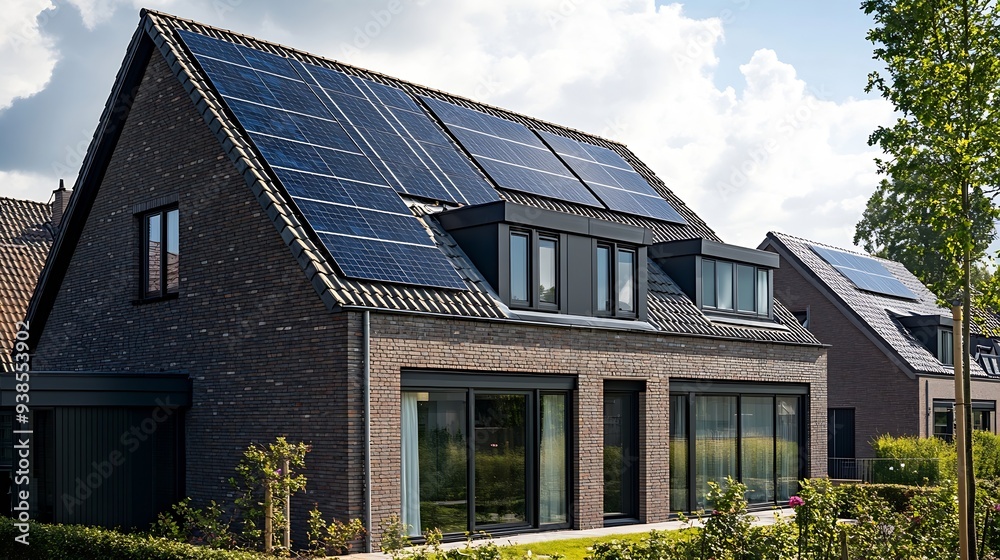 Mierlo the Netherlands 22 June 2024 Integrated solar panels ...