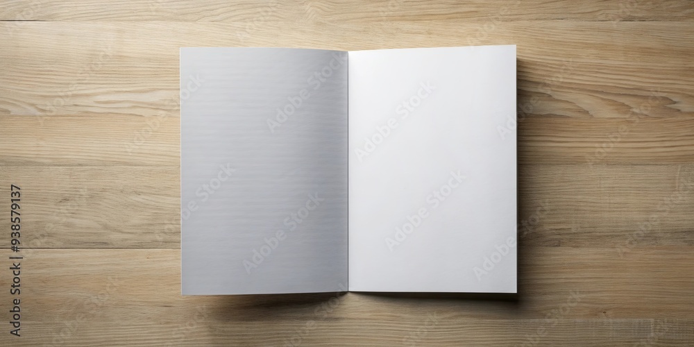 Blank A6 bi-fold brochure for mockup design , brochure, mockup ...