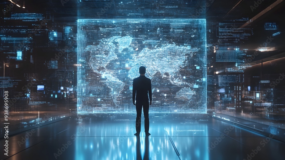 Holographic projection of a digital twin seamlessly interfacing with ...