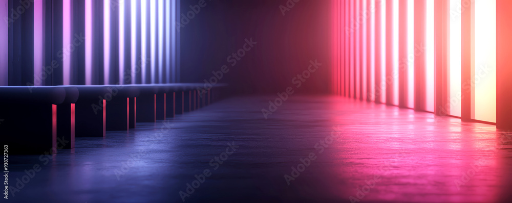 Conceptual image of a trading room where the walls are covered with ...
