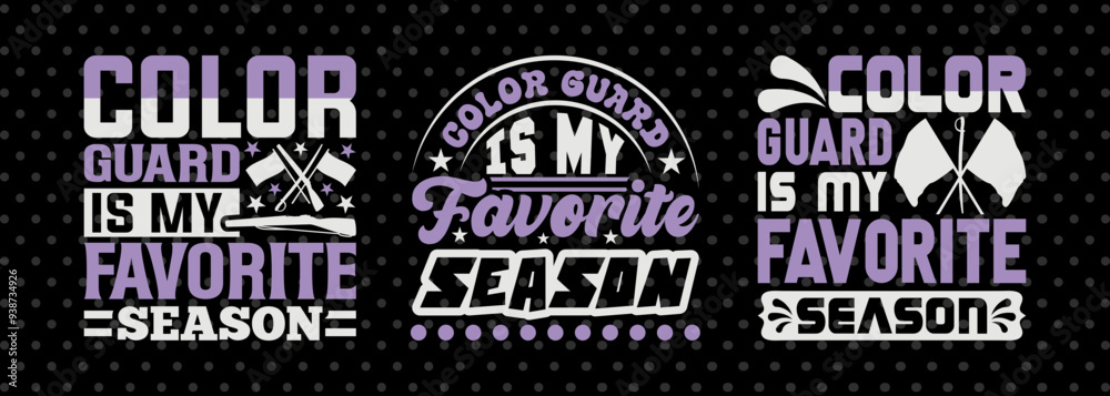 Color Guard Is My Favorite Season SVG Color Guard Marching Band Color ...