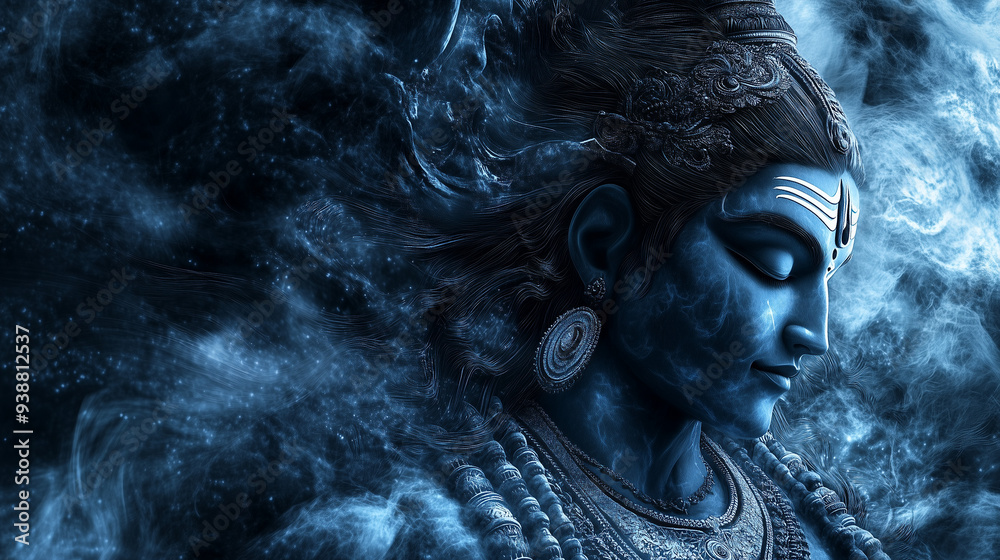 Shiva wallpaper Stock Illustration | Adobe Stock