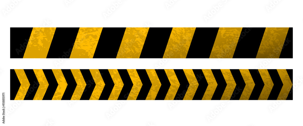 Realistic Warning Tape, Vector Border design, Danger area, Isolate ...