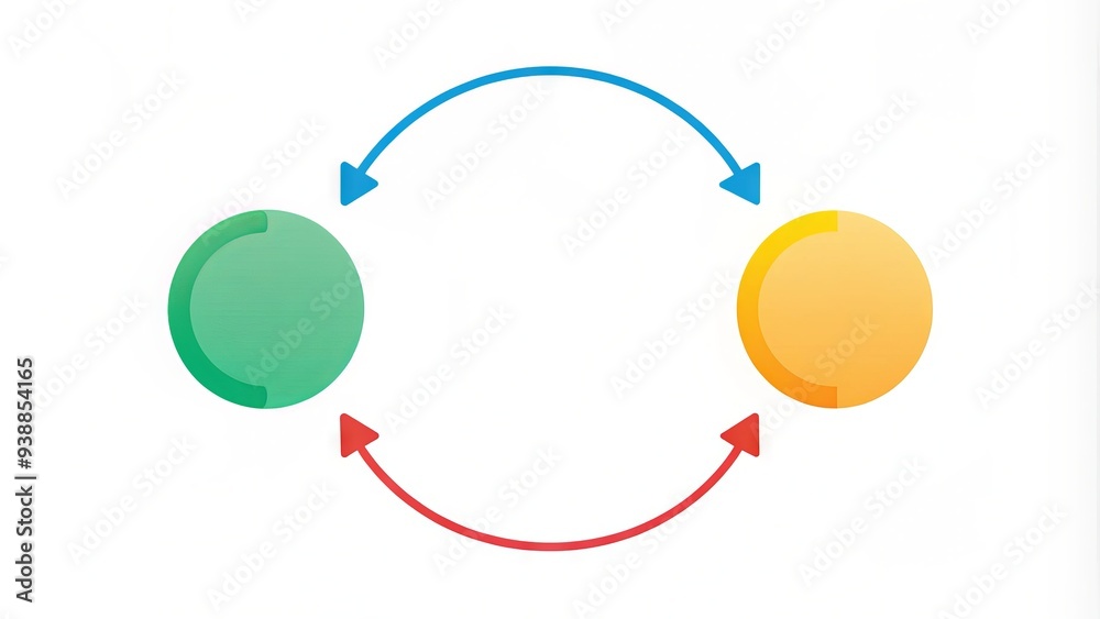 A minimalist illustration of a four-step process, with each stage ...