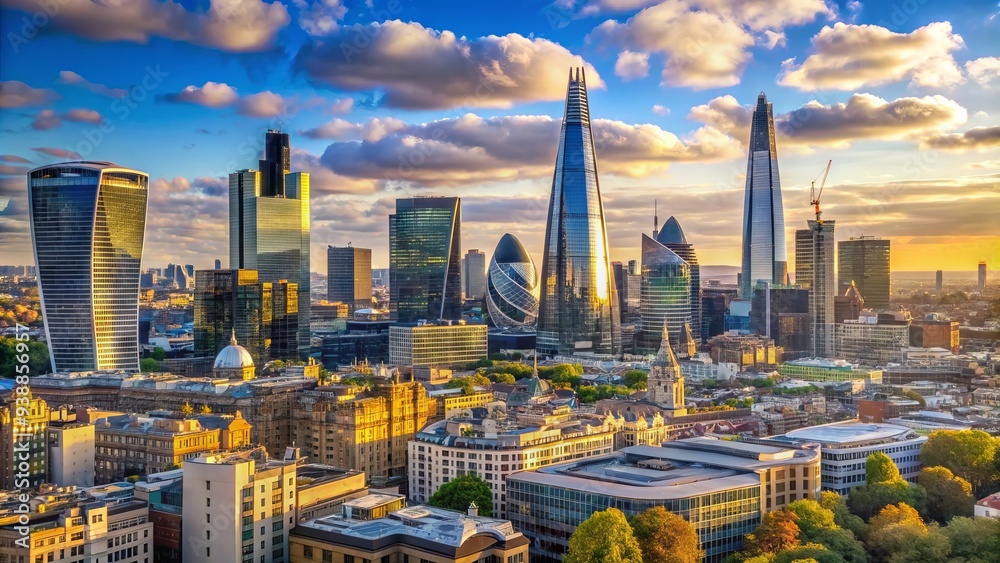 An Iconic Cityscape Featuring The Unmistakable Silhouette Of London'S ...