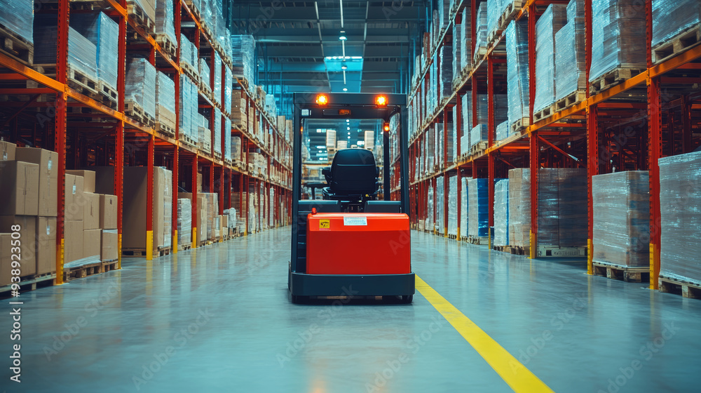 Pallet Truck: A wheeled, motorized vehicle designed to lift and ...