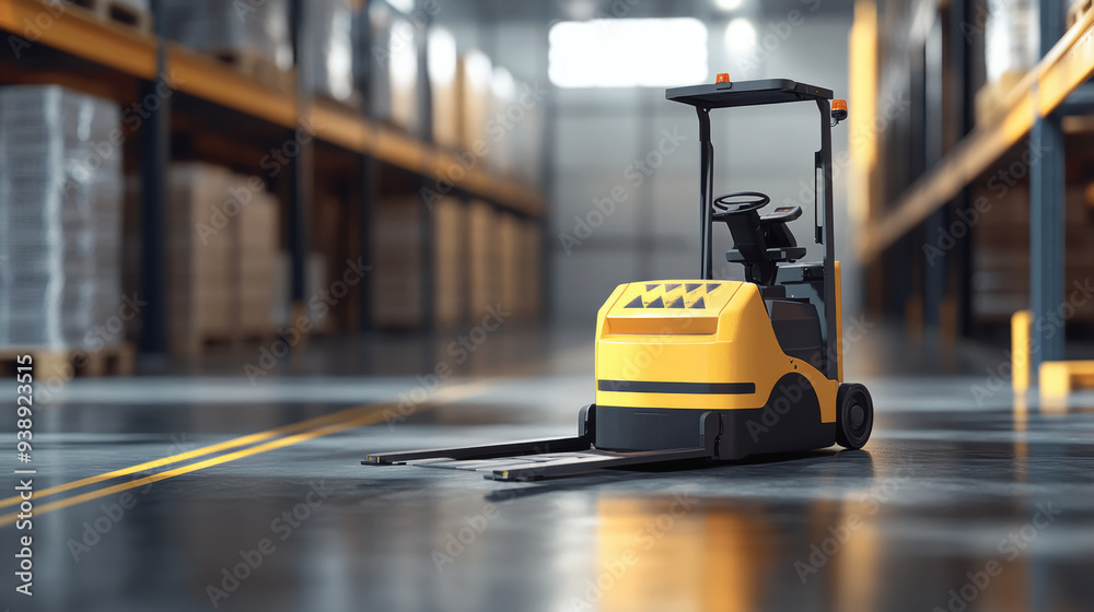 Pallet Truck: A wheeled, motorized vehicle designed to lift and ...