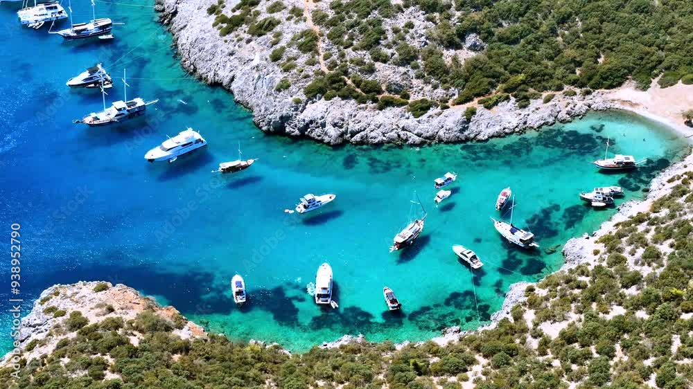 Akvaryum Bay with its lovely sea and sea life is a regular stop for ...