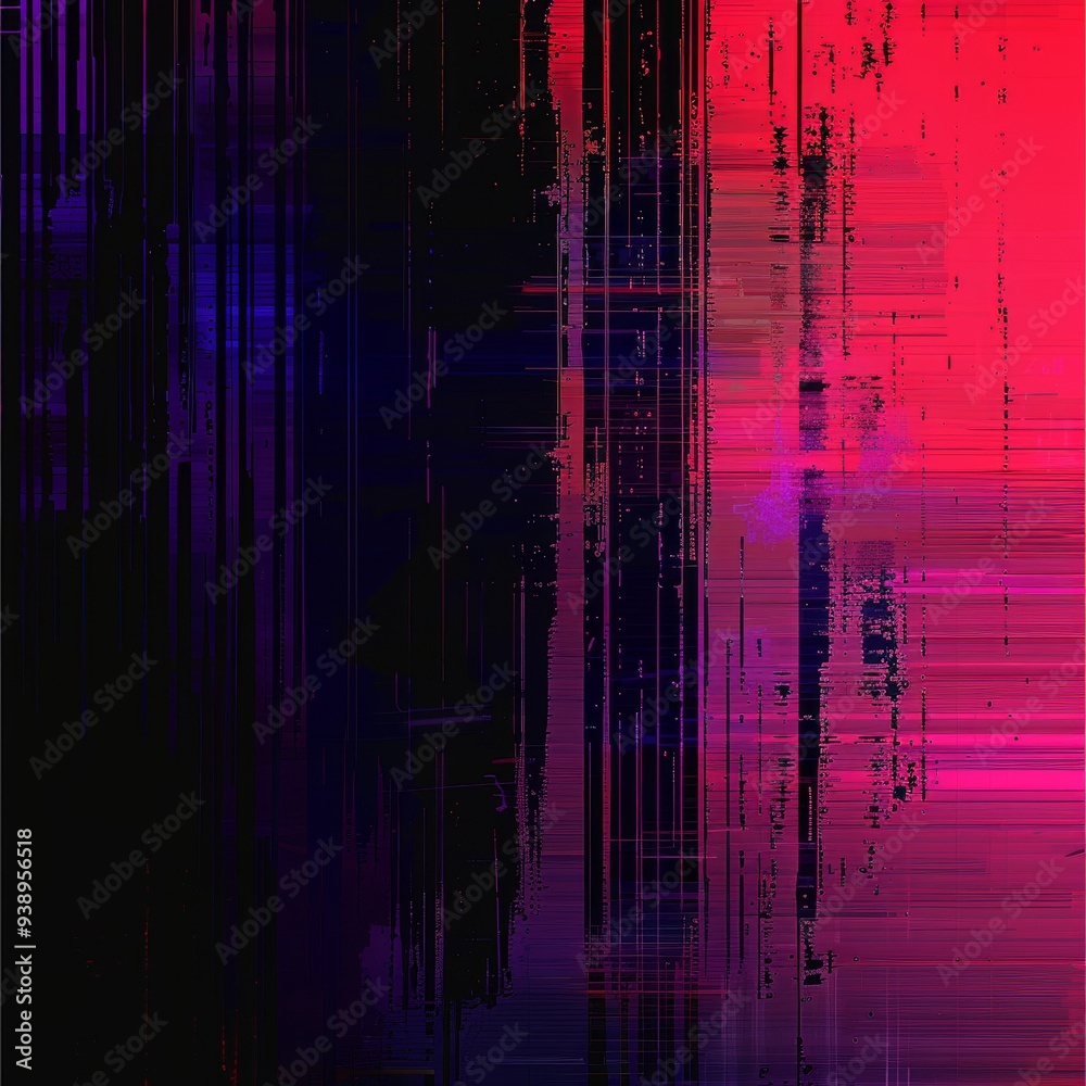 Foto de A minimalistic glitch background for an interface with text ...