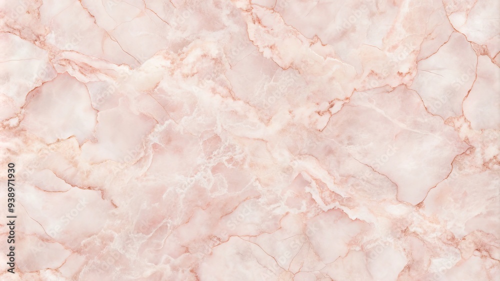 Soft pink marble-textured paper background with subtle veining patterns ...