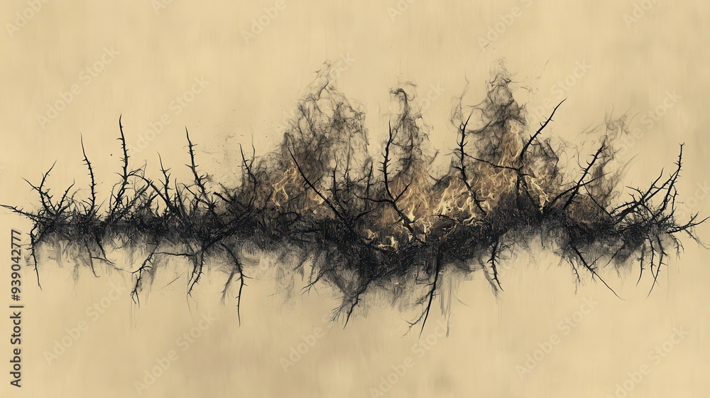 Biblical Illustration of Psalms 83: Burning Thorns and Raging Wildfire ...