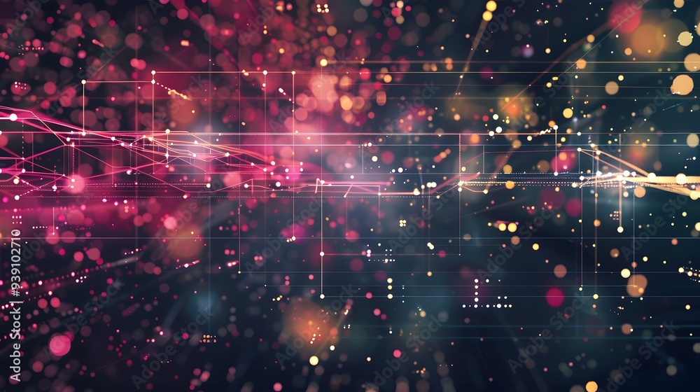 a visualization of vast datasets, using techniques like clustering ...