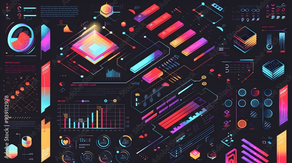 flexible infographic layouts with modular blocks for scalable data ...