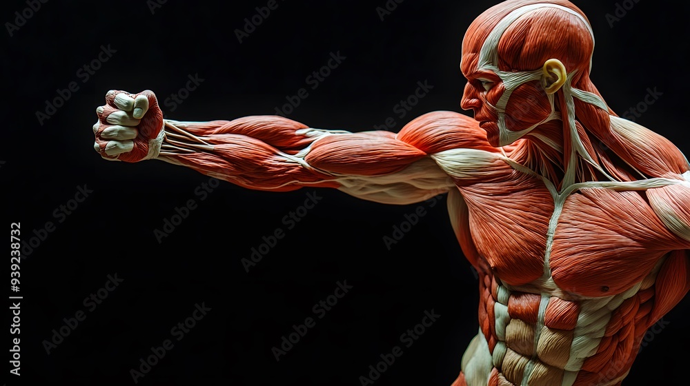 Muscular System During a Punch: A dynamic image of the muscular system ...