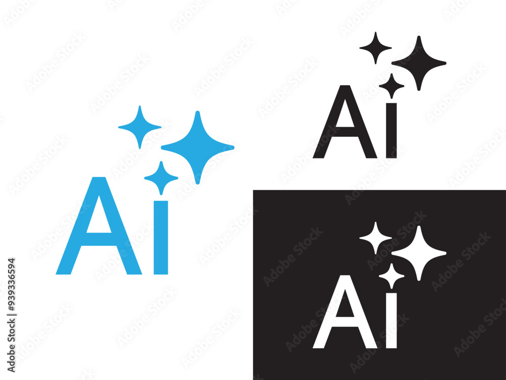 AI Generated icon. Generate symbol. Artificial intelligence and Machine ... AI Generated icon. Generate symbol. Artificial intelligence and Machine ...
