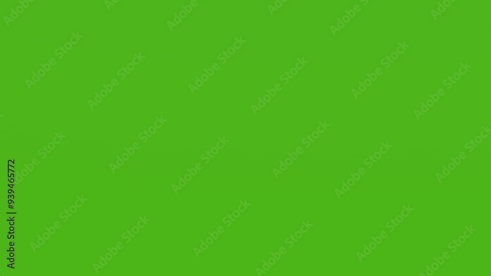 Hand touch and arrow click. green screen. User interface element ...