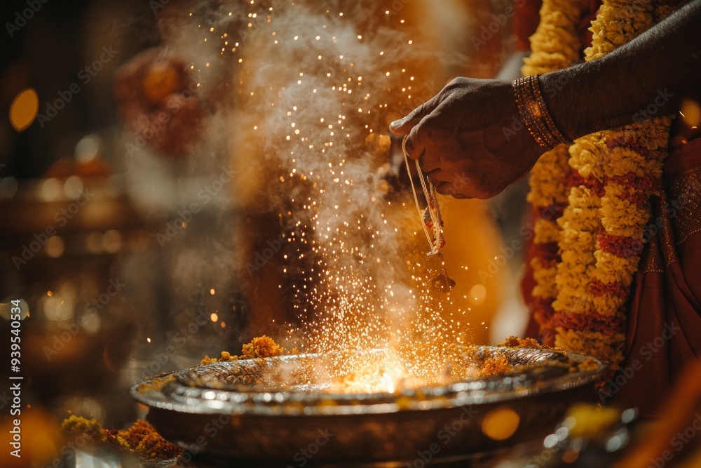 Sacred Thread Janeu Temple Ritual Hinduism Religion Spiritual Symbol ...