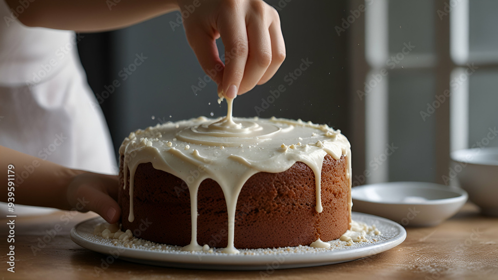 Enhancing Cake Moisture for a Soft, Tender, and Delicious Texture. foto ...