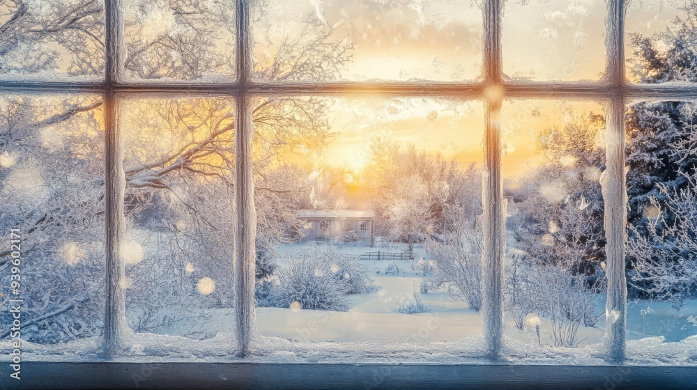 Frosted Windowpane A design that mimics the look of a frosted window ...