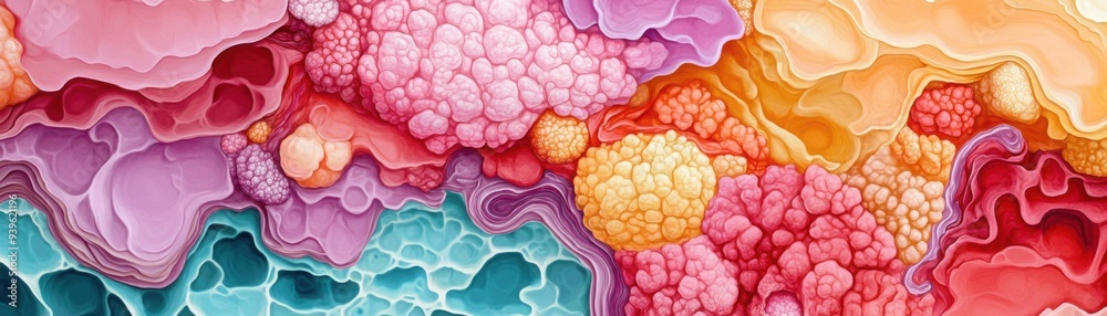 Detailed depiction of tissue changes in chronic inflammation ...