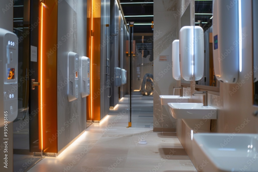 Installation of touchless technology for sanitation and access control ...