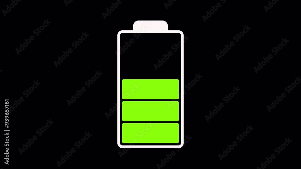 Battery Charging Animation. Battery Icon Animation. Battery Charge ...