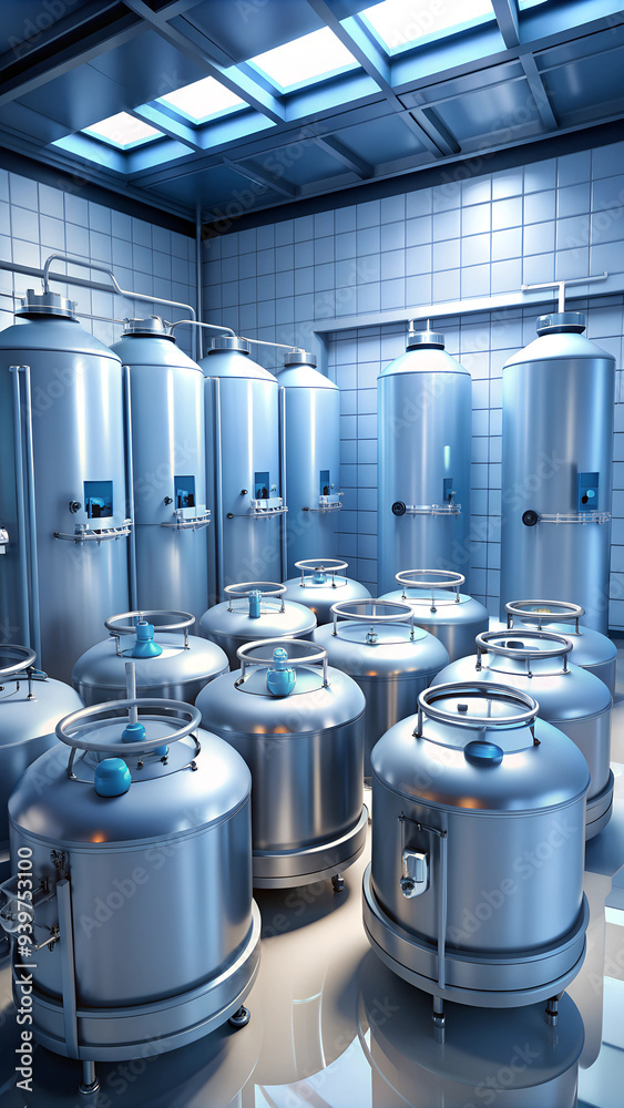 Conceptual image of oocyte preservation and in vitro fertilization ...