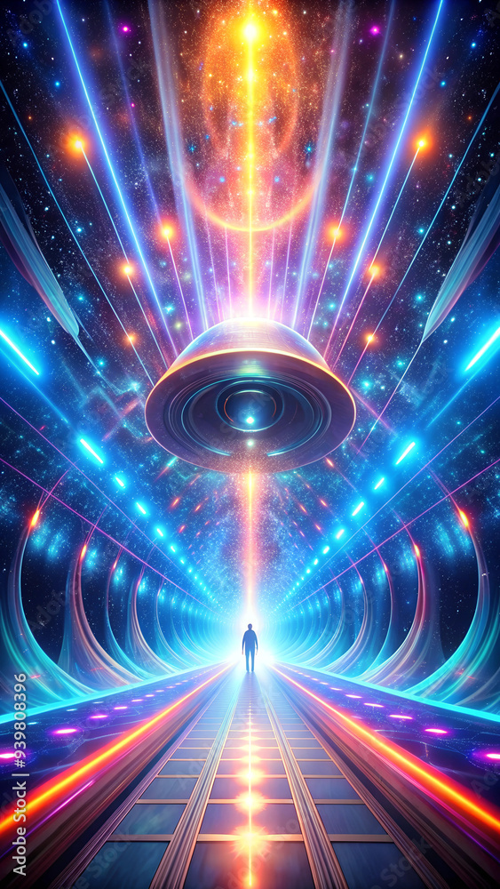 quantum highway odyssey ancient alien entity emerges. seamless looping ...