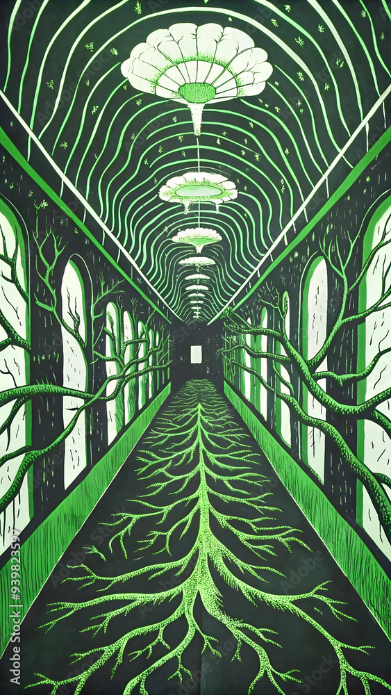 Embark visual odyssey through corridor of mind where AIcrafted ...