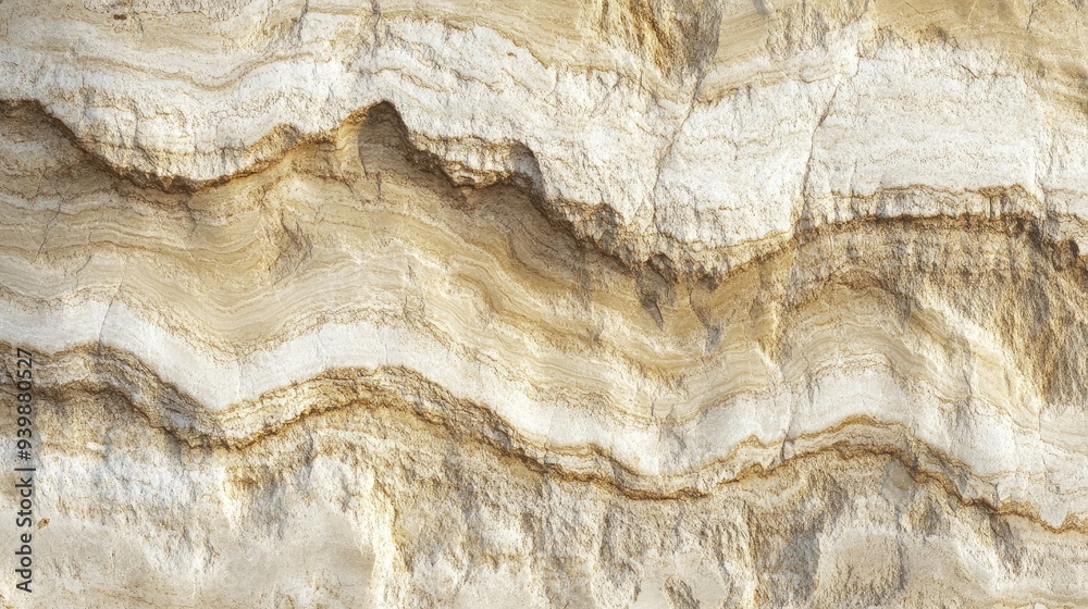High-resolution image of a textured travertine surface with natural ...