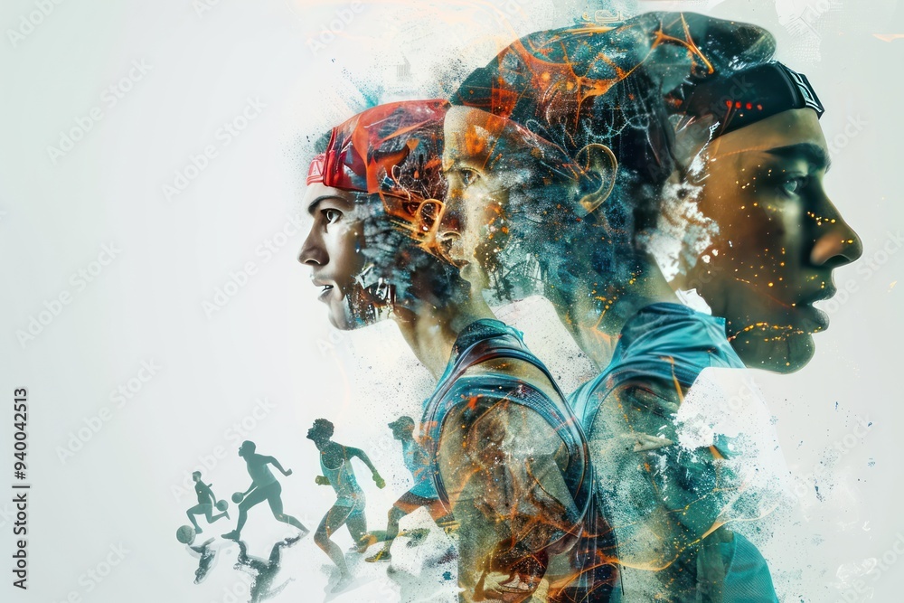 Two Athletes in Profile: A Visual Representation of Strength and ...